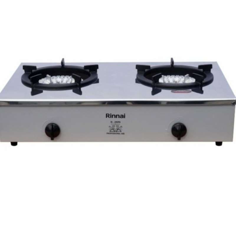Jual Kompor Gas Rinnai Kaca 2 Mata Api Biru Komersial 2 Tungku Ri 2rsp ...
