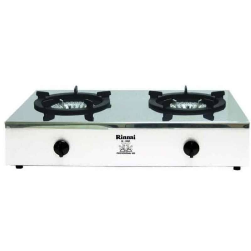 Jual Kompor Gas Rinnai Kaca 2 Mata Api Biru Komersial 2 Tungku Ri 2rsp ...