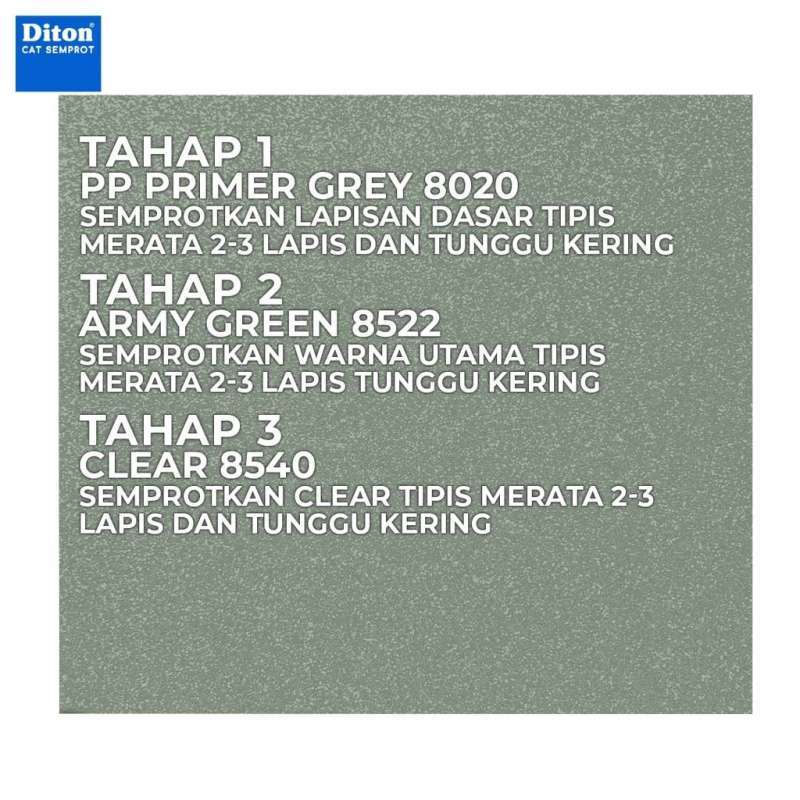 Jual Cat Semprot Pilok Pylox Pilox Diton 300cc - Army Green 8522 Di ...