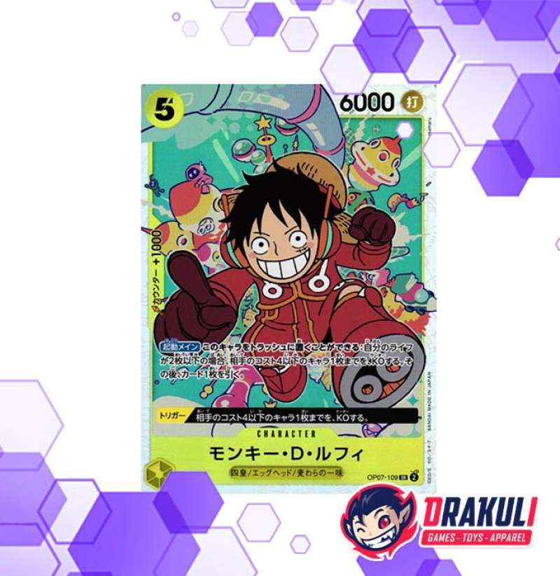 Jual One Piece Card Game - Monkey D. Luffy Op07-109 Sr Di Seller ...