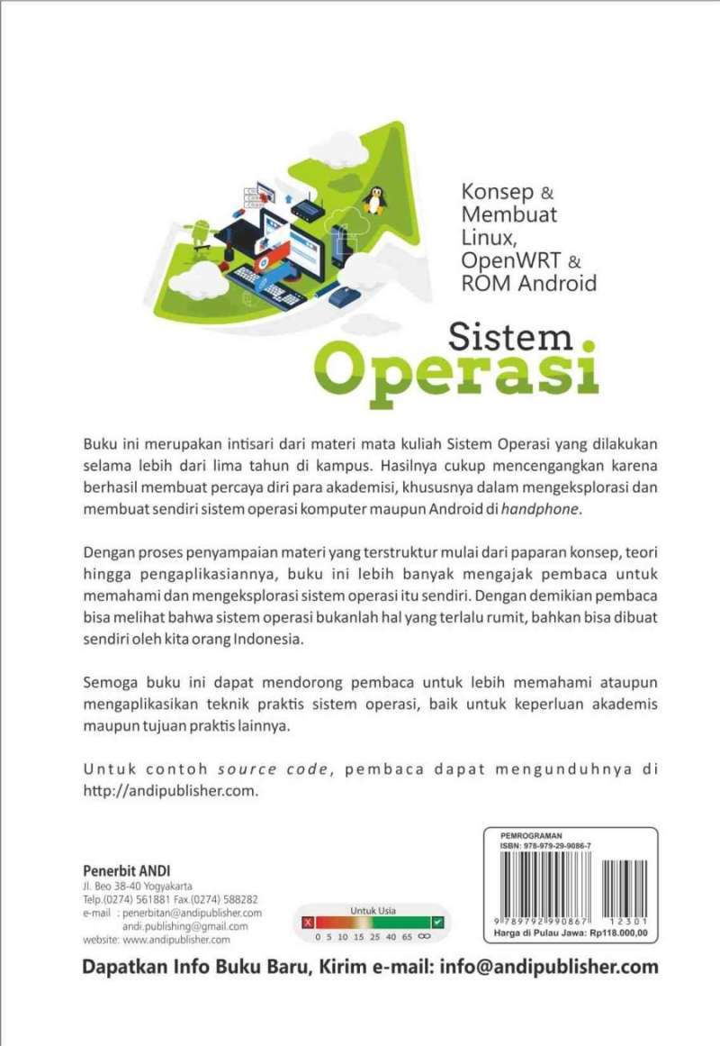 Jual Buku Sistem Operasi, Konsep Dan Membuat Linux Openwrt Dan Rom Android Di Seller Buku Id ...