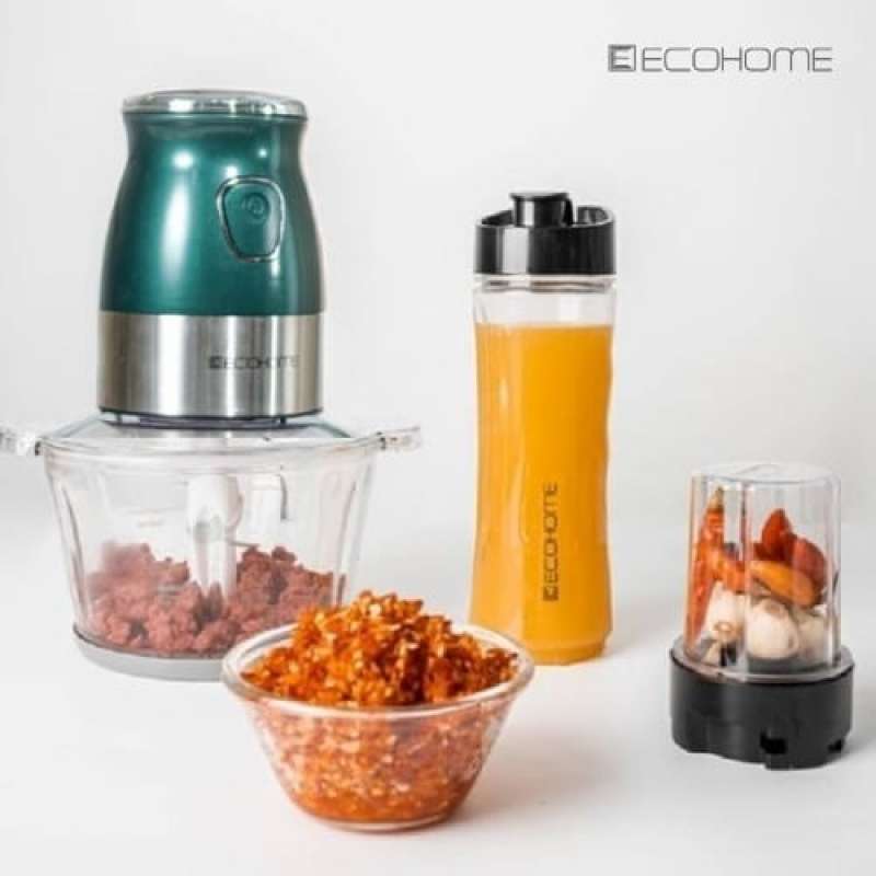Promo Ecohome Food Processor 6 In 1 Chopper Grinder Resmi New - Emerald ...