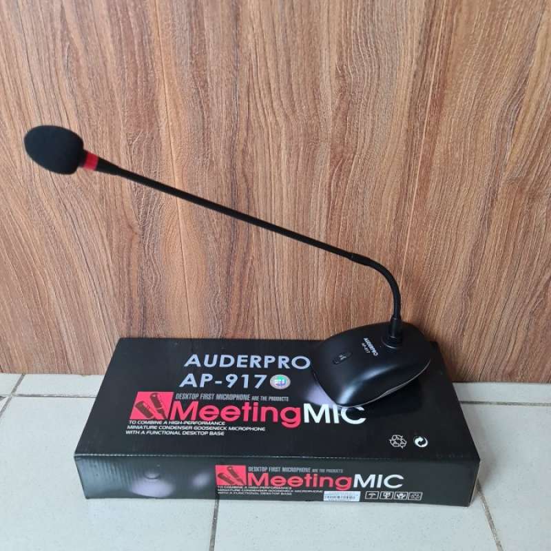 Promo Microphone Podium - Meja Auderpro Ap-917 Bisa Phantom Dan Baterai ...