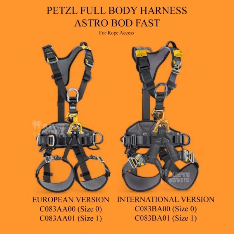 Promo Petzl Full Body Harness Astro Bod Fast European/international ...