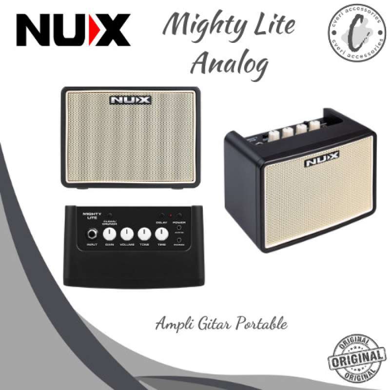 Promo Nux Mighty Lite Analog Amplifier Gitar Portable Diskon 23% Di ...