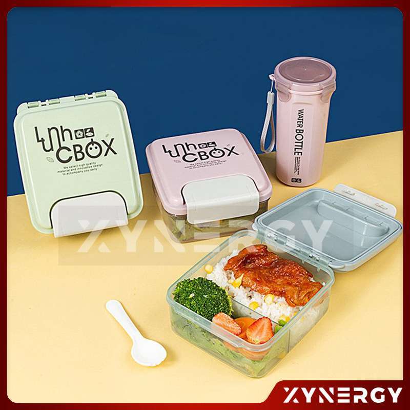 Promo Kolin Tempat Makan Kotak Bekal 2 Sekat 1000ml Set Botol Minum Diskon 24% Di Seller Xynergy ...