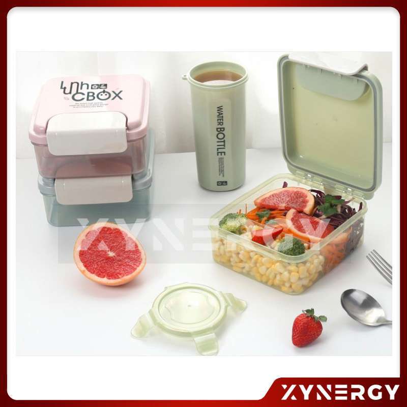 Promo Kolin Tempat Makan Kotak Bekal 2 Sekat 1000ml Set Botol Minum Diskon 24% Di Seller Xynergy ...