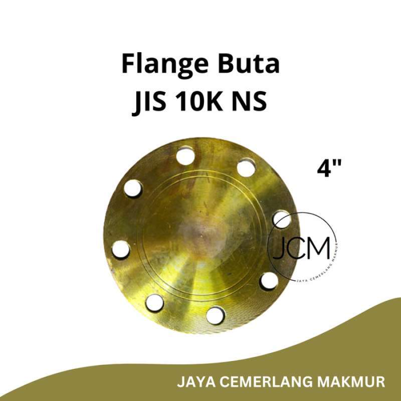 Jual Flange Las Buta Jis 10k Ns 4 Inch / Blind Flange Jis 10k Ns 4 Inch ...