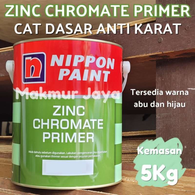 Promo Zinc Chromate 5kg Cat Dasar Besi Anti Karat Diskon 23% Di Seller ...
