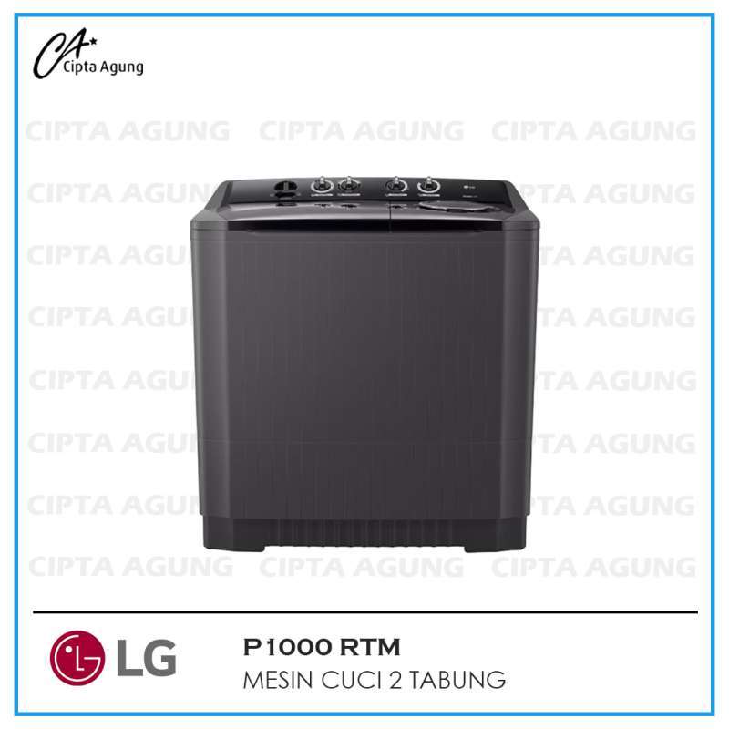 Promo Lg Mesin Cuci 2 Tabung 10 Kg P1000rtm / P1000 Rtm Diskon 2% Di ...