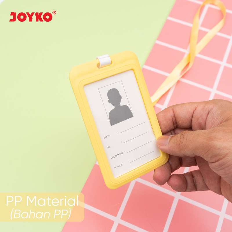 Jual Name Tag Tanda Pengenal Gantungan Kartu Nama Joyko Nt-81 - Grey Di ...
