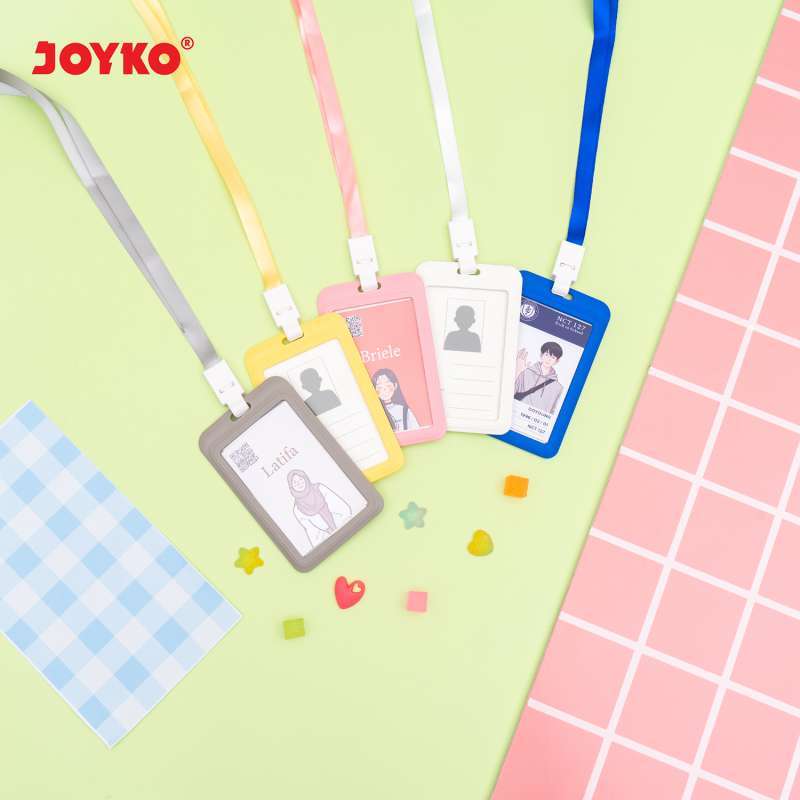 Jual Name Tag Tanda Pengenal Gantungan Kartu Nama Joyko Nt-81 - Grey Di ...