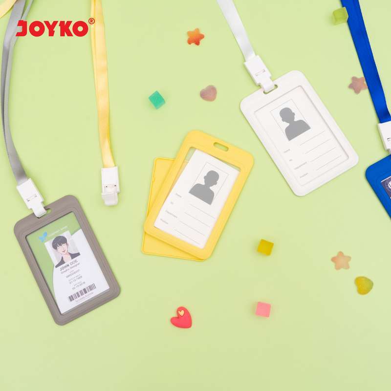 Jual Name Tag Tanda Pengenal Gantungan Kartu Nama Joyko Nt-81 - Grey Di ...