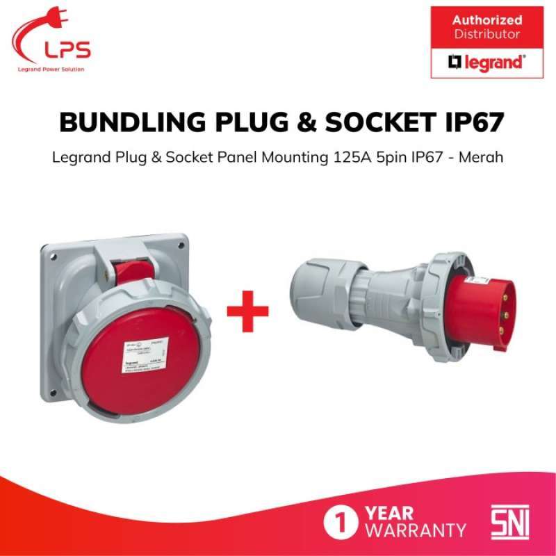 Promo Legrand Plug & Socket Panel Mounting 125a 5pin Ip67 - Merah Diskon 50% Di Seller Selera ...