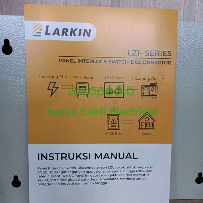 Promo Panel Interlock 3 Phase Chint 4p Switch Handel Ohm Saklar Pln ...