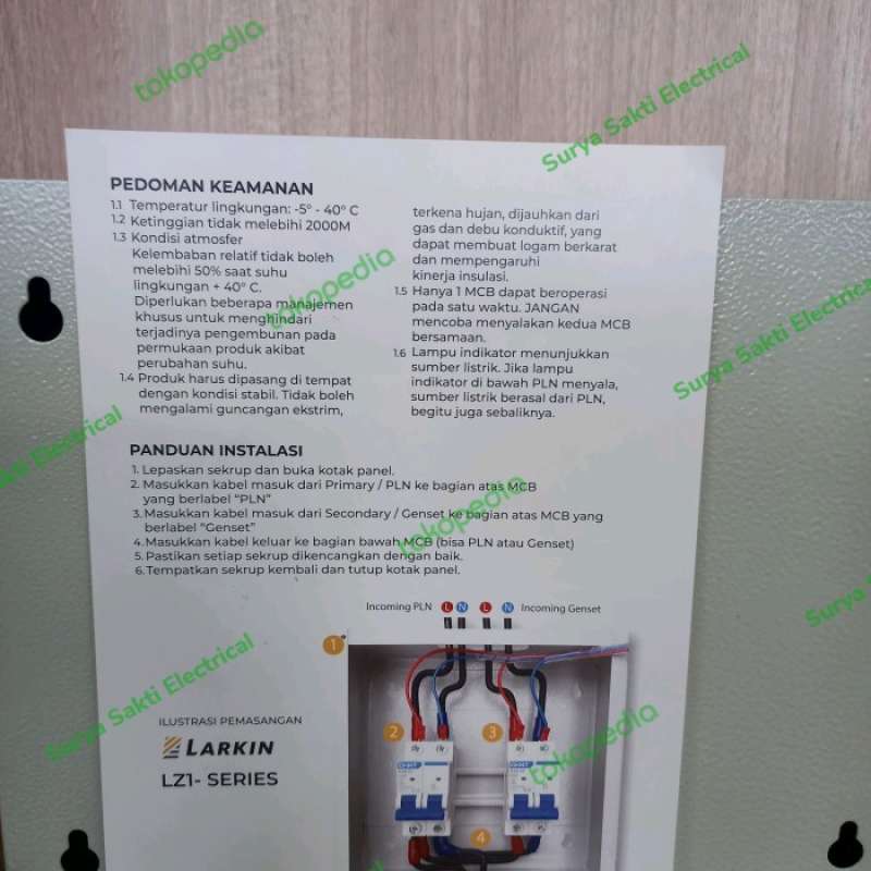 Promo Panel Interlock 3 Phase Chint 4p Switch Handel Ohm Saklar Pln - Genset Diskon 17% Di ...