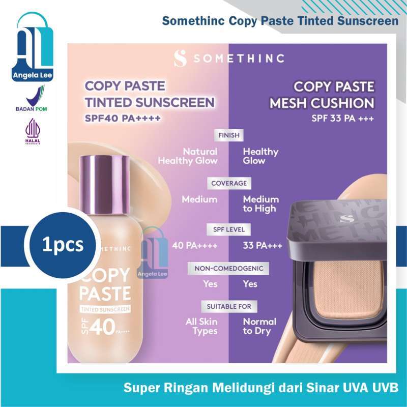 Jual Somethinc Copy Paste Tinted Sunscreen Spf 40 Pa ++++ Skin Tint ...