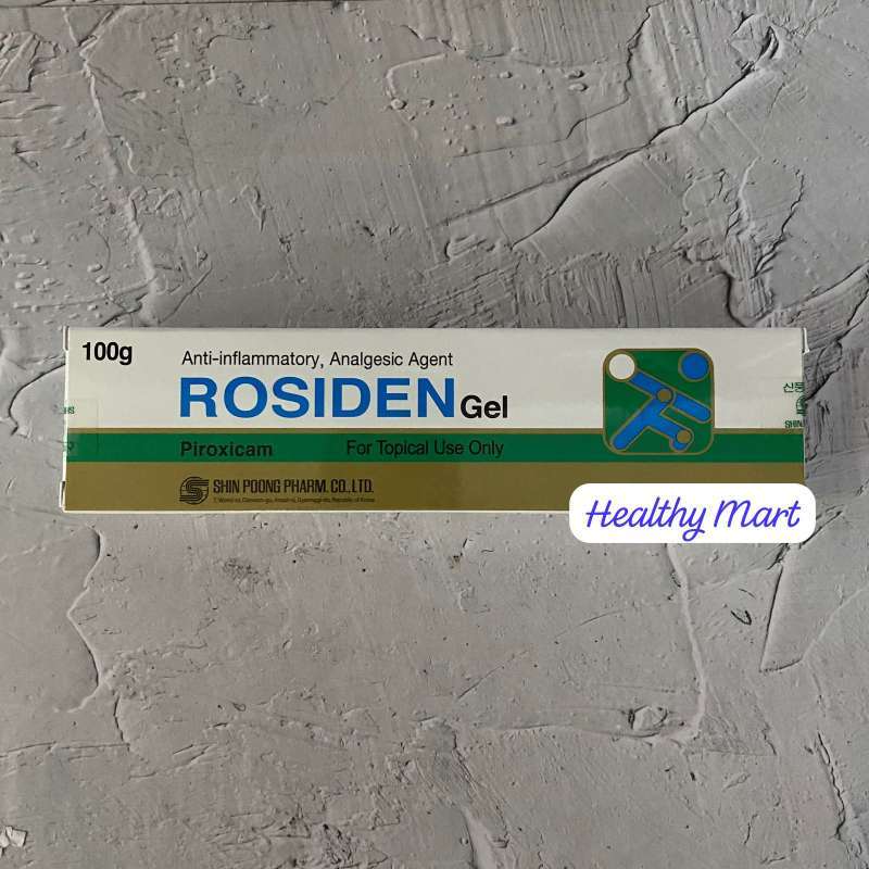 Promo Rosiden Gel Piroxicam Anti Inflammatory 100 G Diskon 23% Di ...
