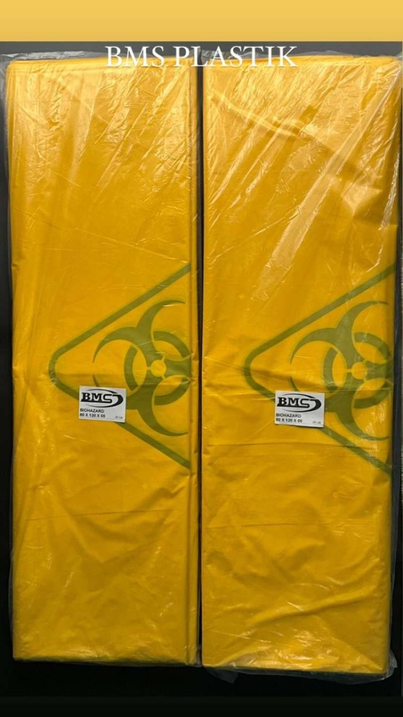 Promo Plastik Sampah Infeksius - Limbah Medis B3 Logo Biohazard 80 X ...