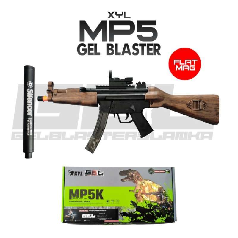 Promo Water Gel Blaster Mp5k Kids Toy By Littlemoon Diskon 23% Di ...