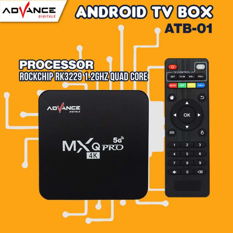 Promo Advance Set Top Box Android Tv Box Mxq Pro 4k Support Wifi 2+16gb Diskon 22% Di Seller Sn ...