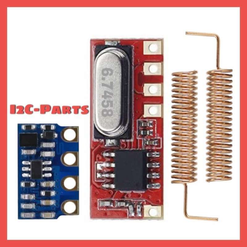 Promo Long Range 433mhz Wireless Transceiver Kit Mini Rf Module Tx Rx ...