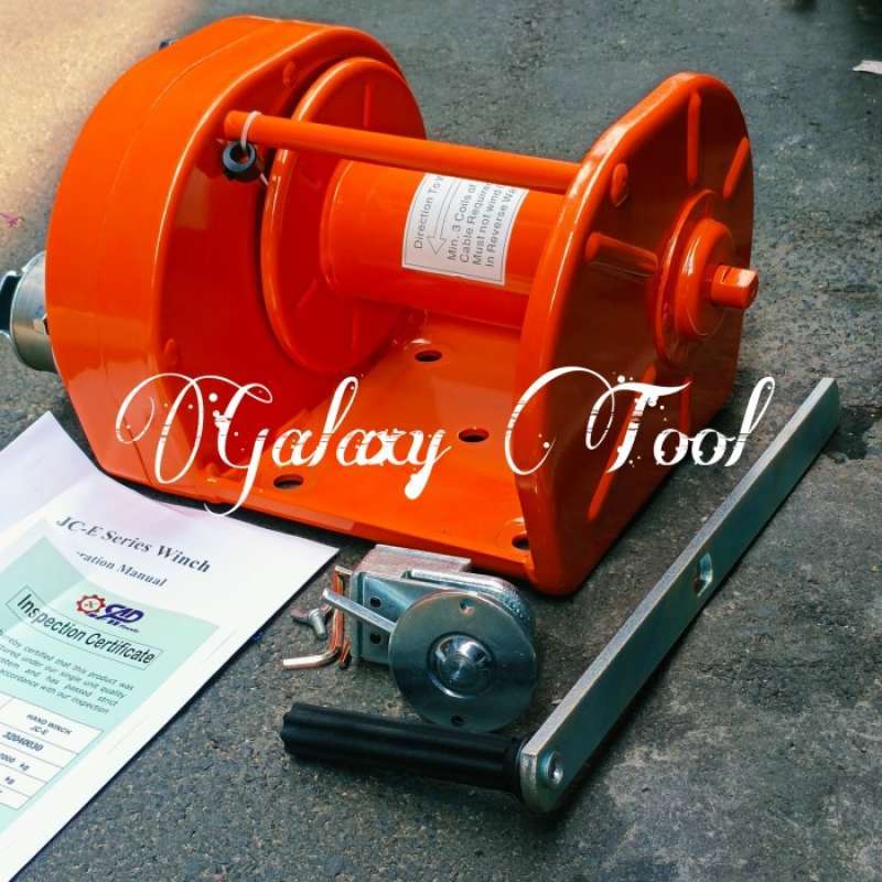 Promo Hand Winch Kapasitas 2 Ton 2000 Kg Heavy Duty Katrol Manual ...