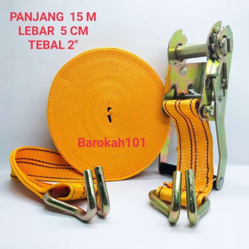Promo Tali Truk Ratchet Tie Down Tali Kuat Tali Trek Cargo Lashing ...