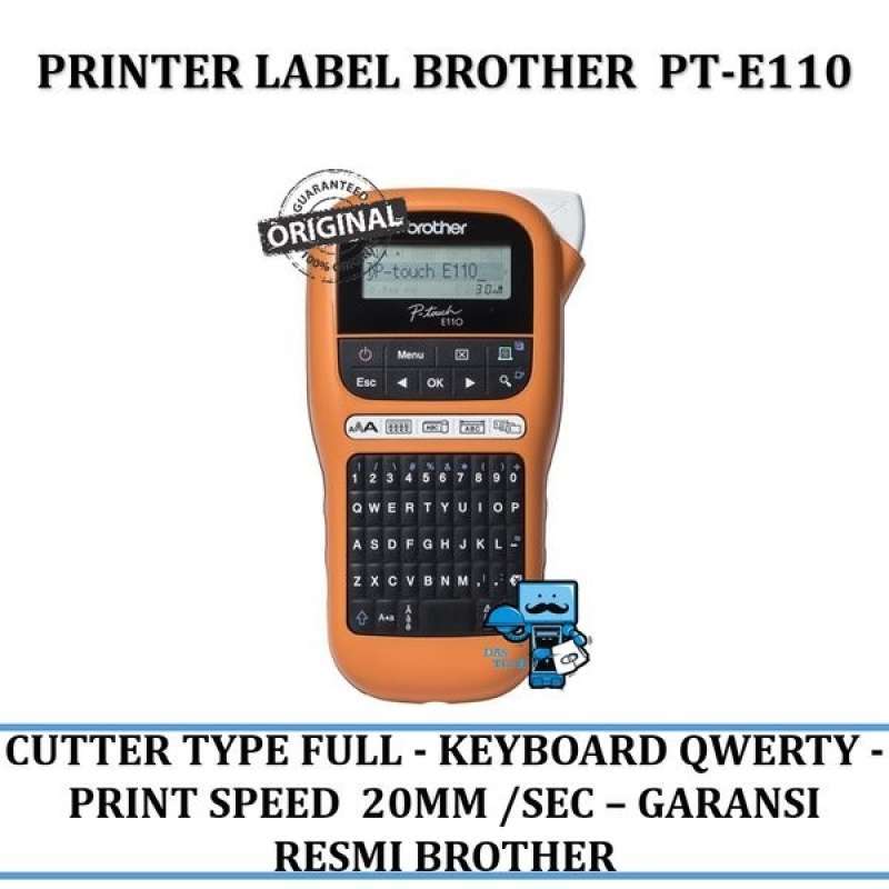 Jual Printer Label Brother Ptouch Pt E110 Label Printer Pt E 110 ...