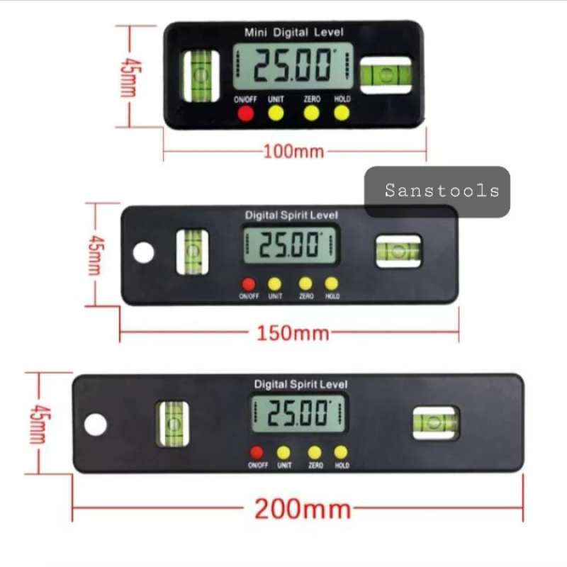Promo Mini Level Box / Inclinometer / Waterpass Digital Angle Tractor ...