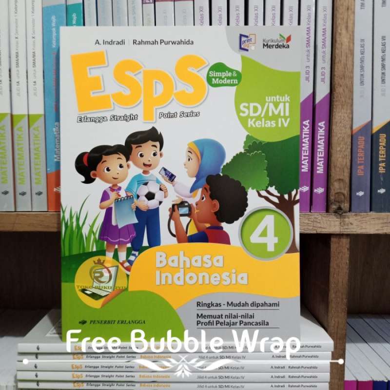Promo Buku Esps Bahasa Indonesia Kelas 4 Sd Kurikulum Merdeka Erlangga Diskon 23% Di Seller ...
