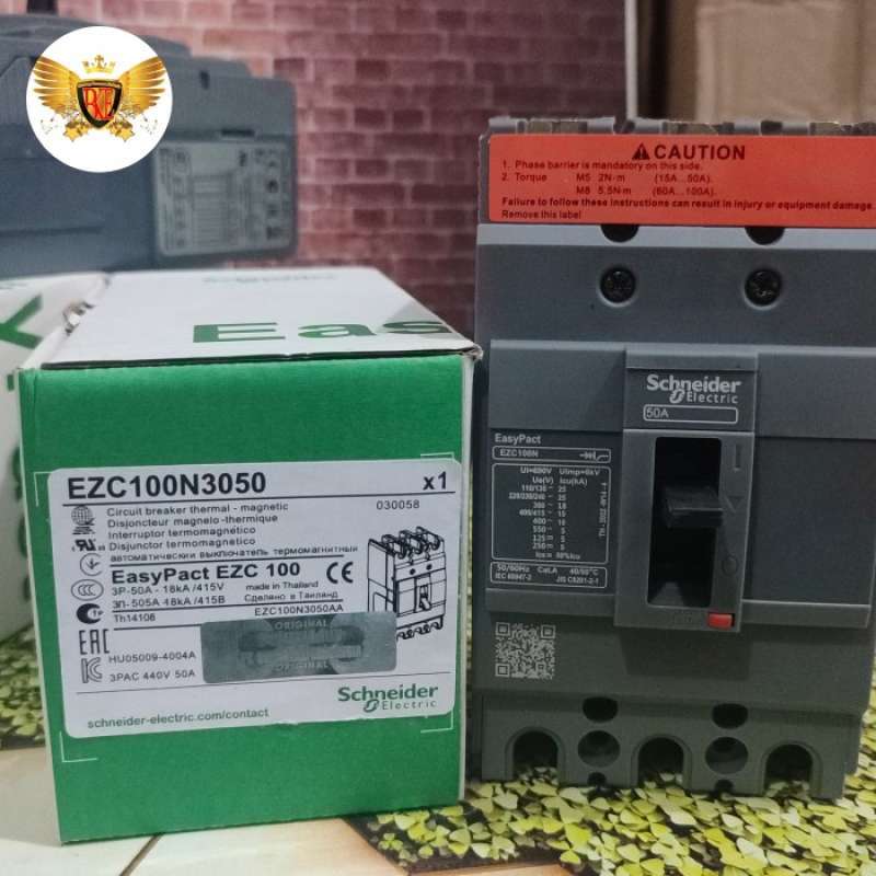 Promo Mccb Schneider Breaker Ezc100n 3p 50a Ezc100n3050 3phase 50 A 3 Phase Diskon 23% Di Seller ...