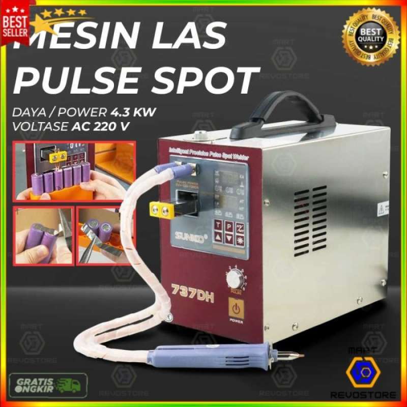 Promo Mesin Las Titik Baterai Pulse Spot Welder Welding Machine 1200 A ...