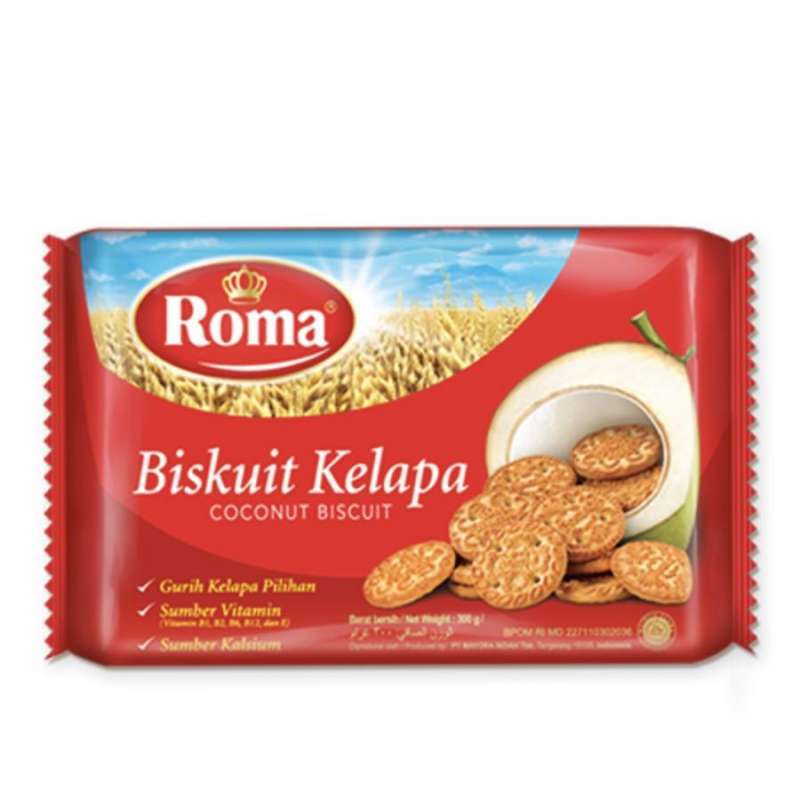 Jual Roma Kelapa 300 Gr X 28 Pack (1 Ctn) Di Seller D4mart - Pekayon, Kota Jakarta Timur | Blibli