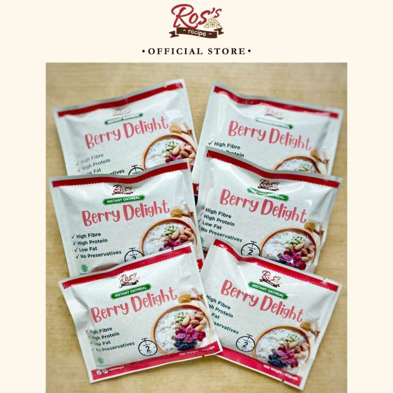 Jual Berry Delight Instant Oatmeal 40gr X 6pcs (paket) Di Seller Ros ...