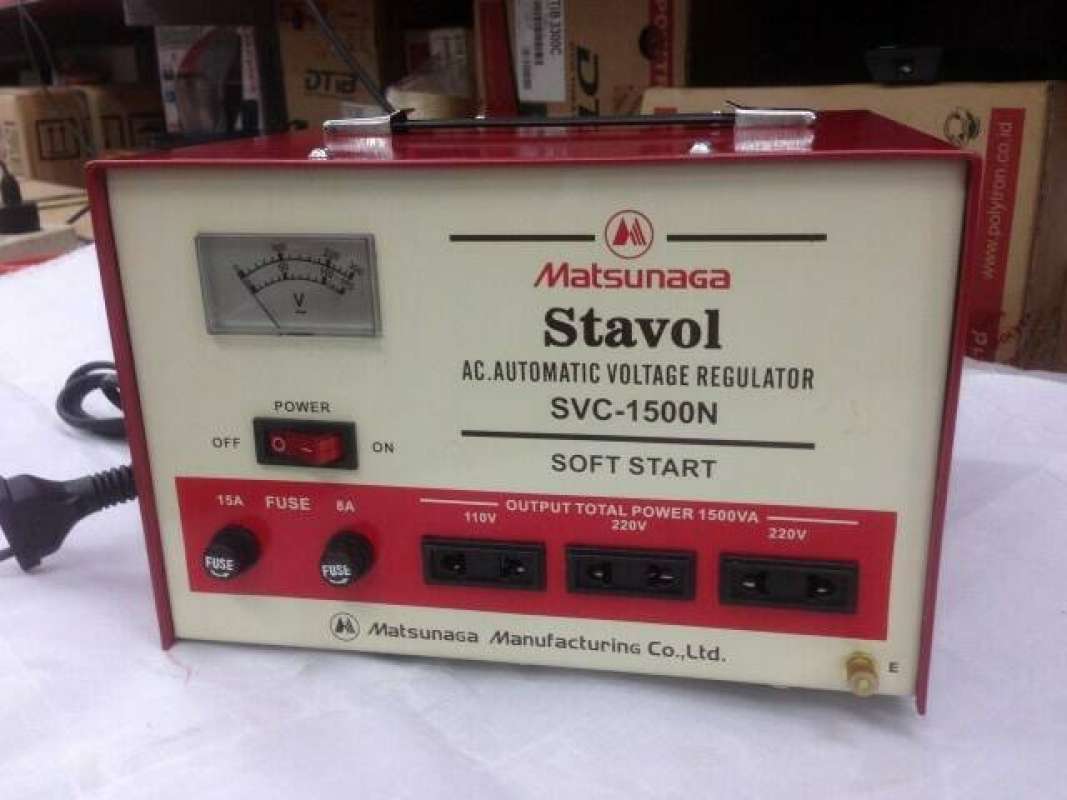 Promo Stabilizer Matsunaga Stavol 1500w / 1500 Watt / 1500 Watt Diskon 23% Di Seller Utepe Store ...