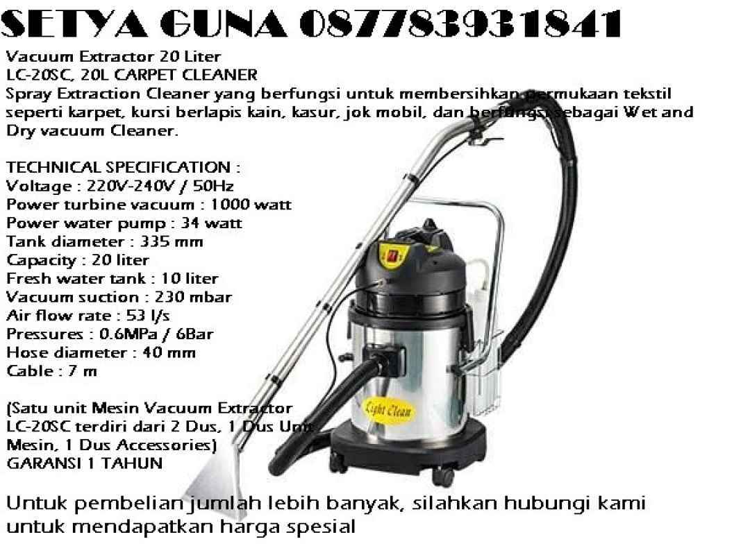 Promo Vacuum Extractor 20 Liter Lc-20sc Diskon 23% Di Seller Darmaroca ...