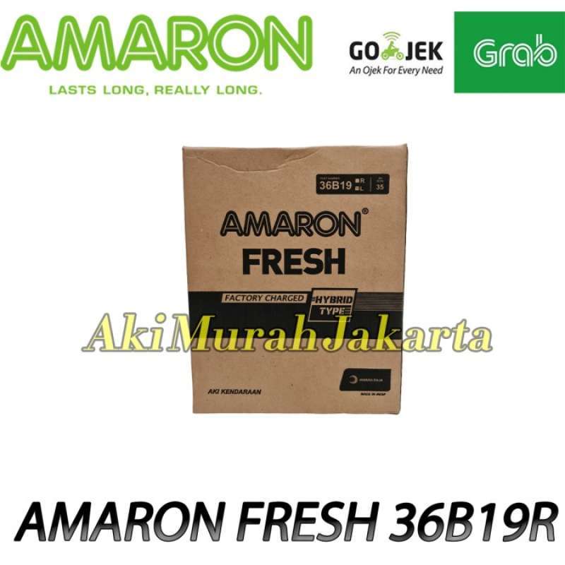 Promo Aki Mobil Ns40z / 36b19r Amaron Fresh 12v / 35ah Diskon 9% Di ...