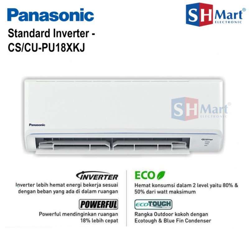 Jual Panasonic Ac 2 Pk Standard Inverter Wall Mounted Split Cs ...