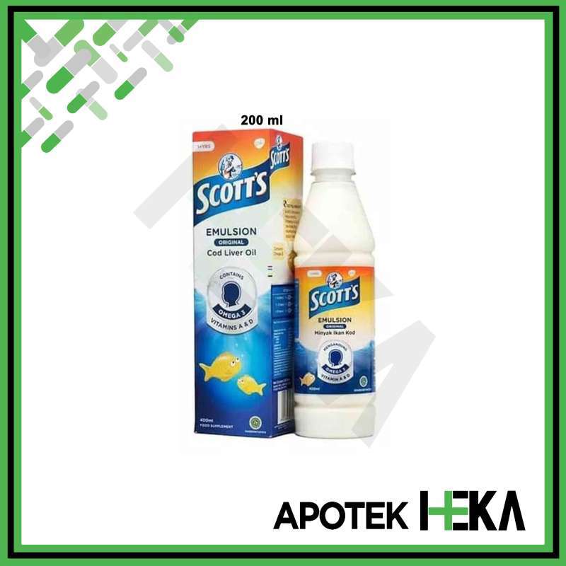 Jual Scott's Emulsion Original Cod Liver Oil - Sirup Minyak Ikan Kod ...