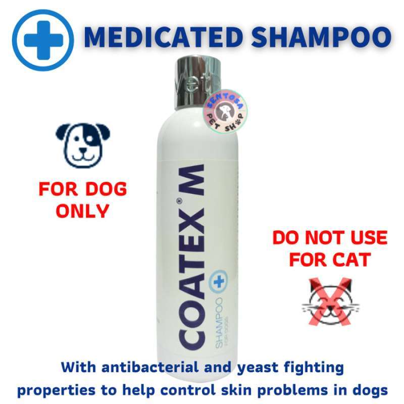 Promo Coatex Medicated Shampoo - Shampoo Anti Jamur Anjing Original 250 ...