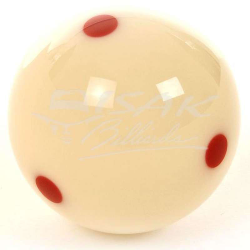 Promo Aramith Pro Cup Cue Ball - 2.1/4 - 6 Red Dots - Bola Biliar ...