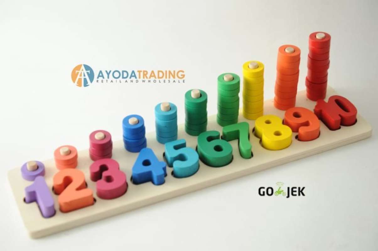 Promo Mainan Edukasi Logarithmic Board Math Stick Balok Berhitung ...