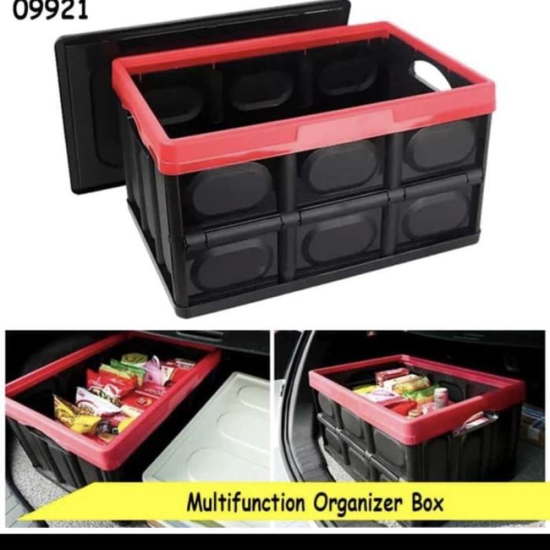 Promo Car Storage Box Organizer Trunk Storage Kotak Penyimpanan Bagasi ...