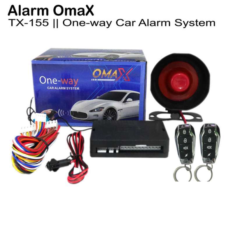 Promo Omax One-way Car Alarm System - Alarm Mobil Tuk2 Tuk-tuk ...