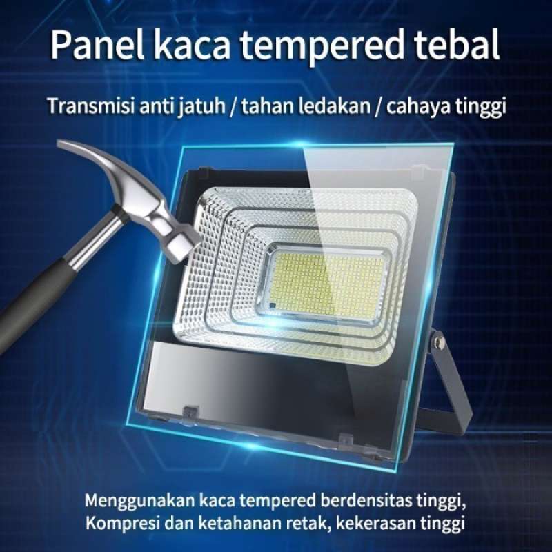 Promo Lampu Surya 100w Led Solar Cell Sensor Gerak Panel Surya ...