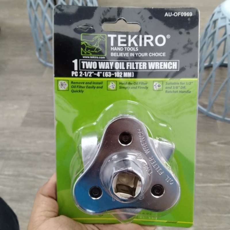 Promo Tekiro Kunci Filter Oli 2 Arah Diskon 29% Di Seller Toplets Shop ...