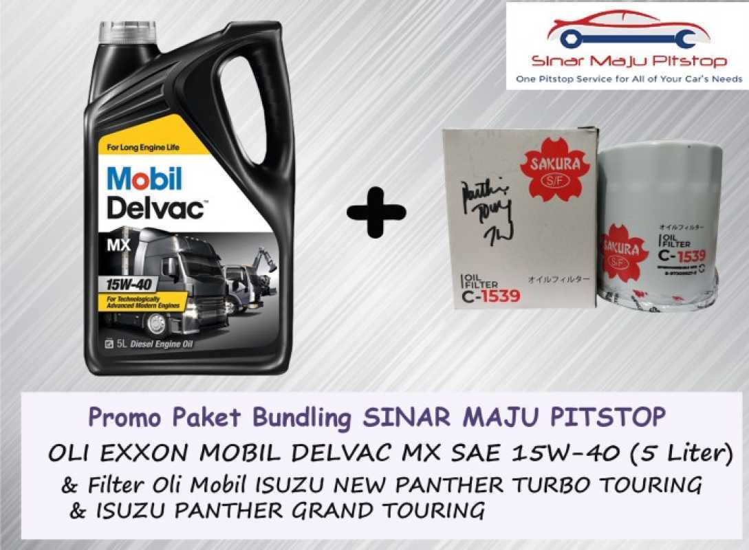 Promo Paket Oli Mobil Delvac Mx 15w-40 & Filter Panther Touring Diskon ...