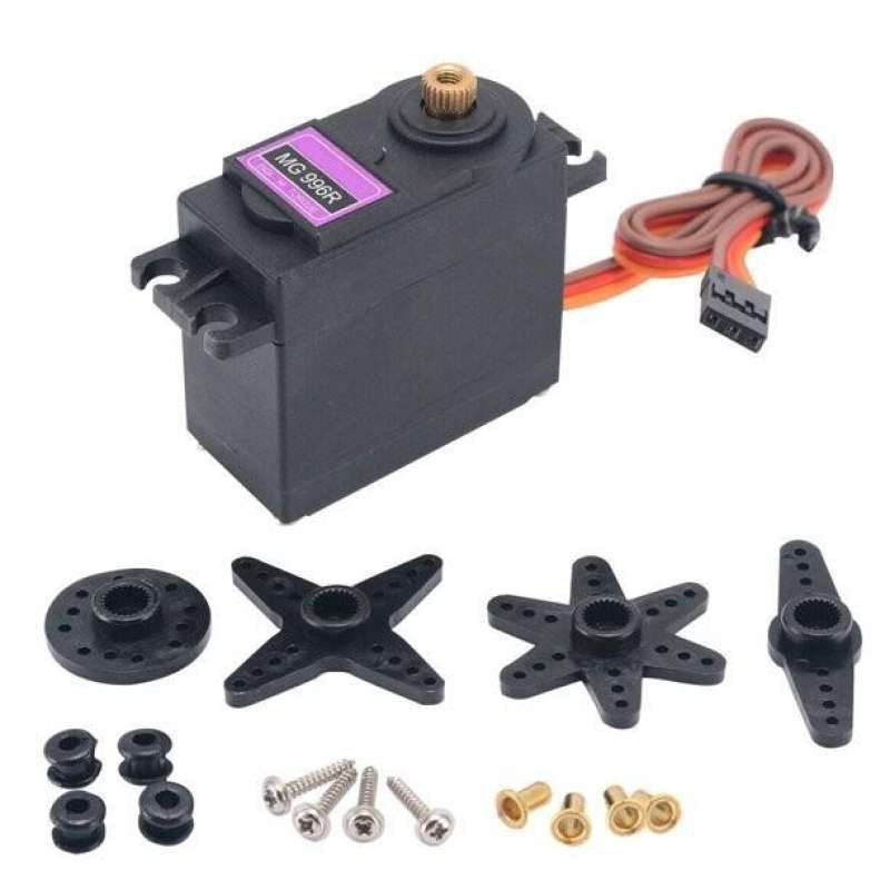 Jual Mg996 Servo High Quality Full Metal Gear Servo Mg996r 360 Degree ...