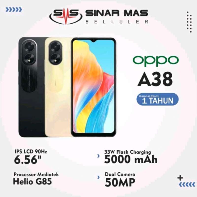 Jual Oppo A38 Smartphone ( 4/128 ) Garansi Resmi Di Seller Sinar Mas Selluler Ngaliyan ...